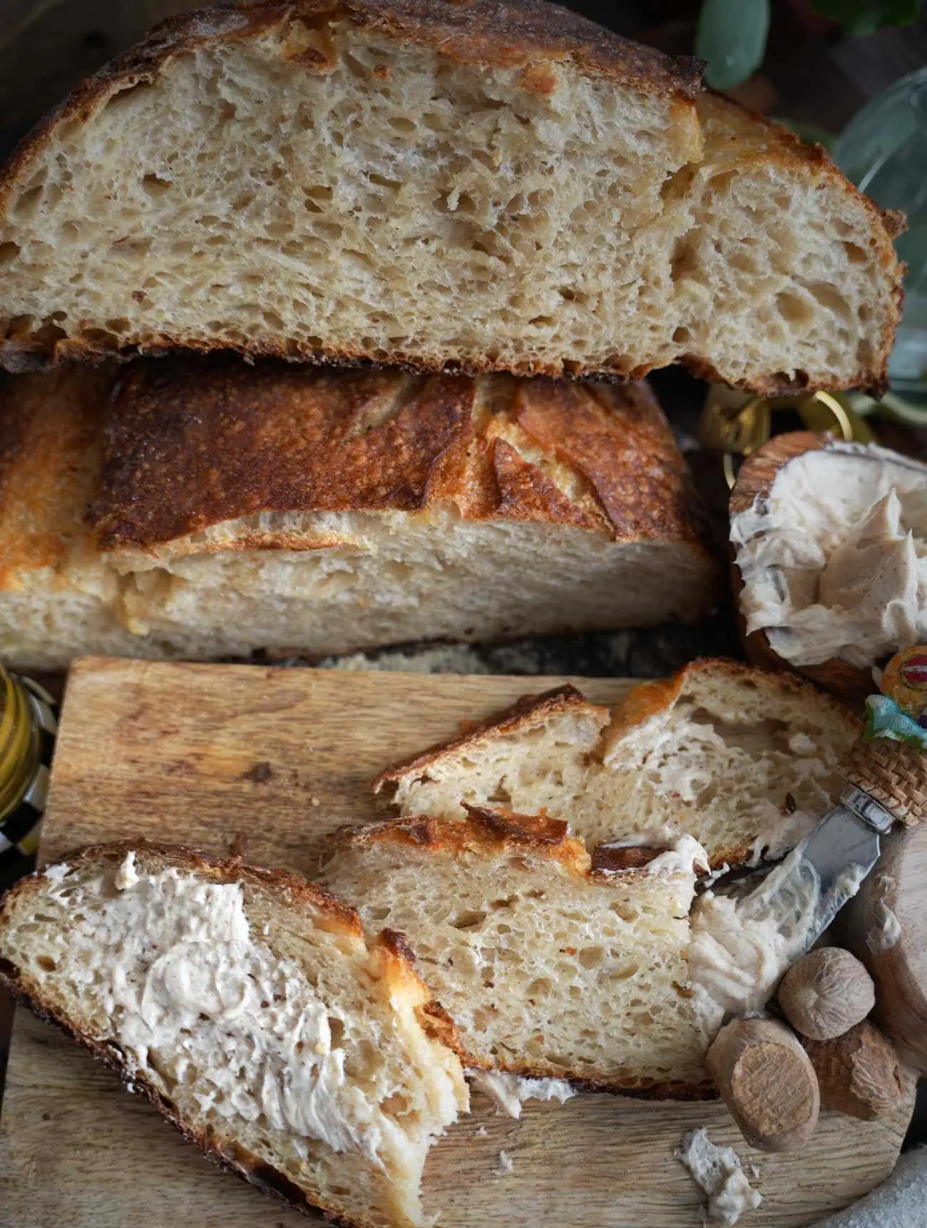 Rustic Apple Cider Sourdough Bread with Maple Sugar 🍂🥖